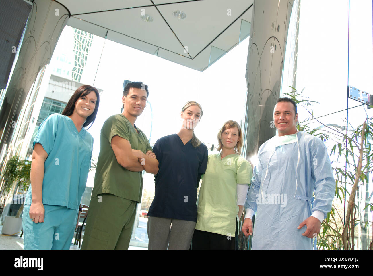 Group Health Care Workers Stock Photo - Alamy