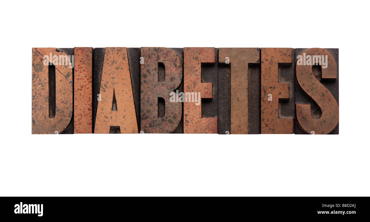 Diabetes letters Cut Out Stock Images & Pictures - Alamy