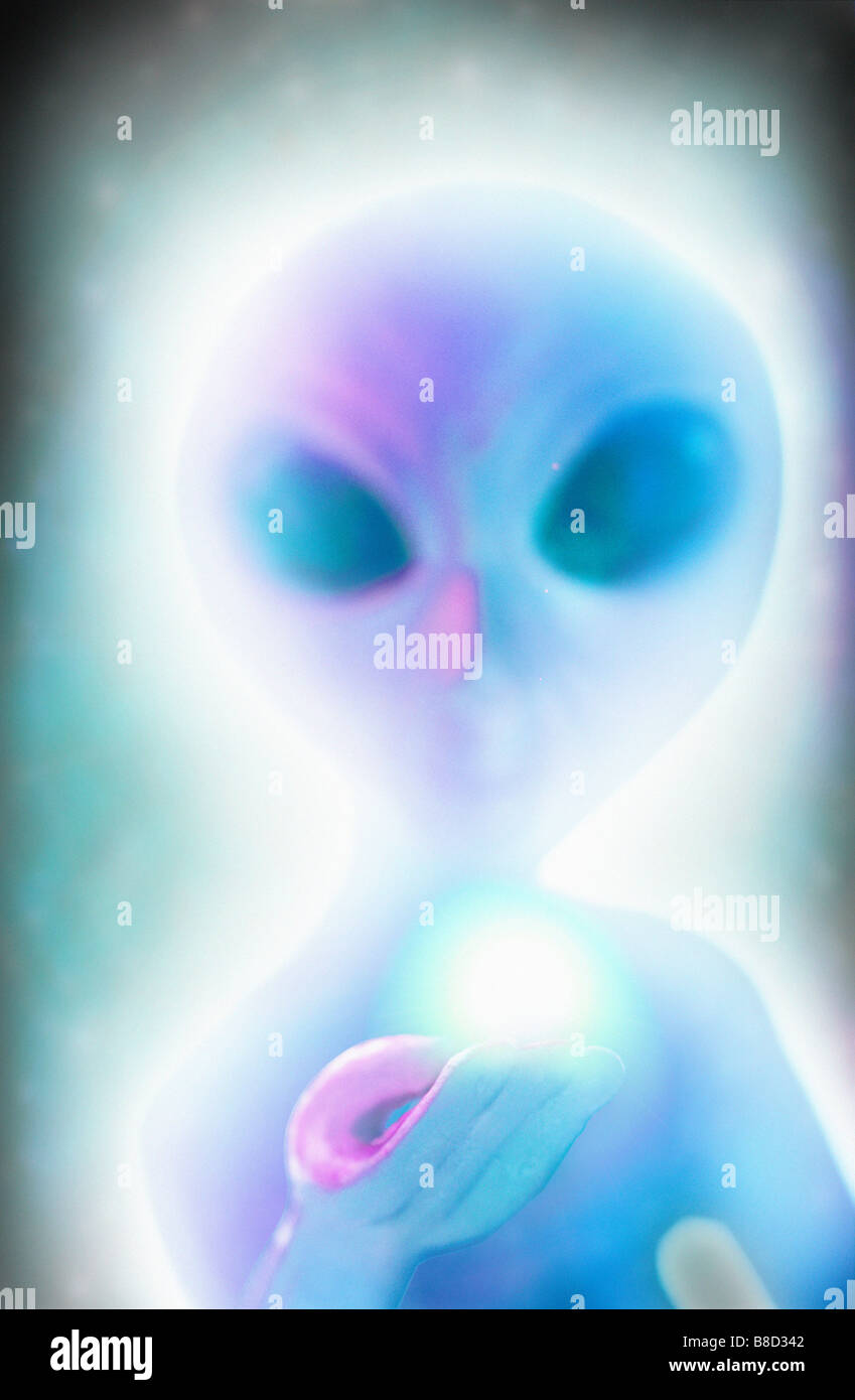 Alien hand extended hi-res stock photography and images - Alamy