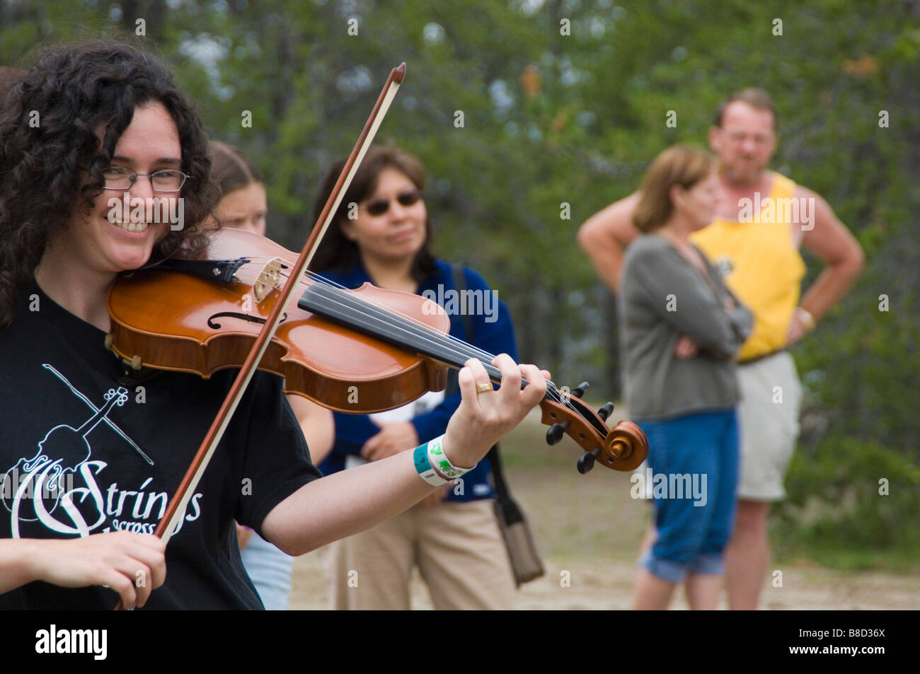 Member Strings Across Skies, Yellowknife, NT Stock Photo - Alamy