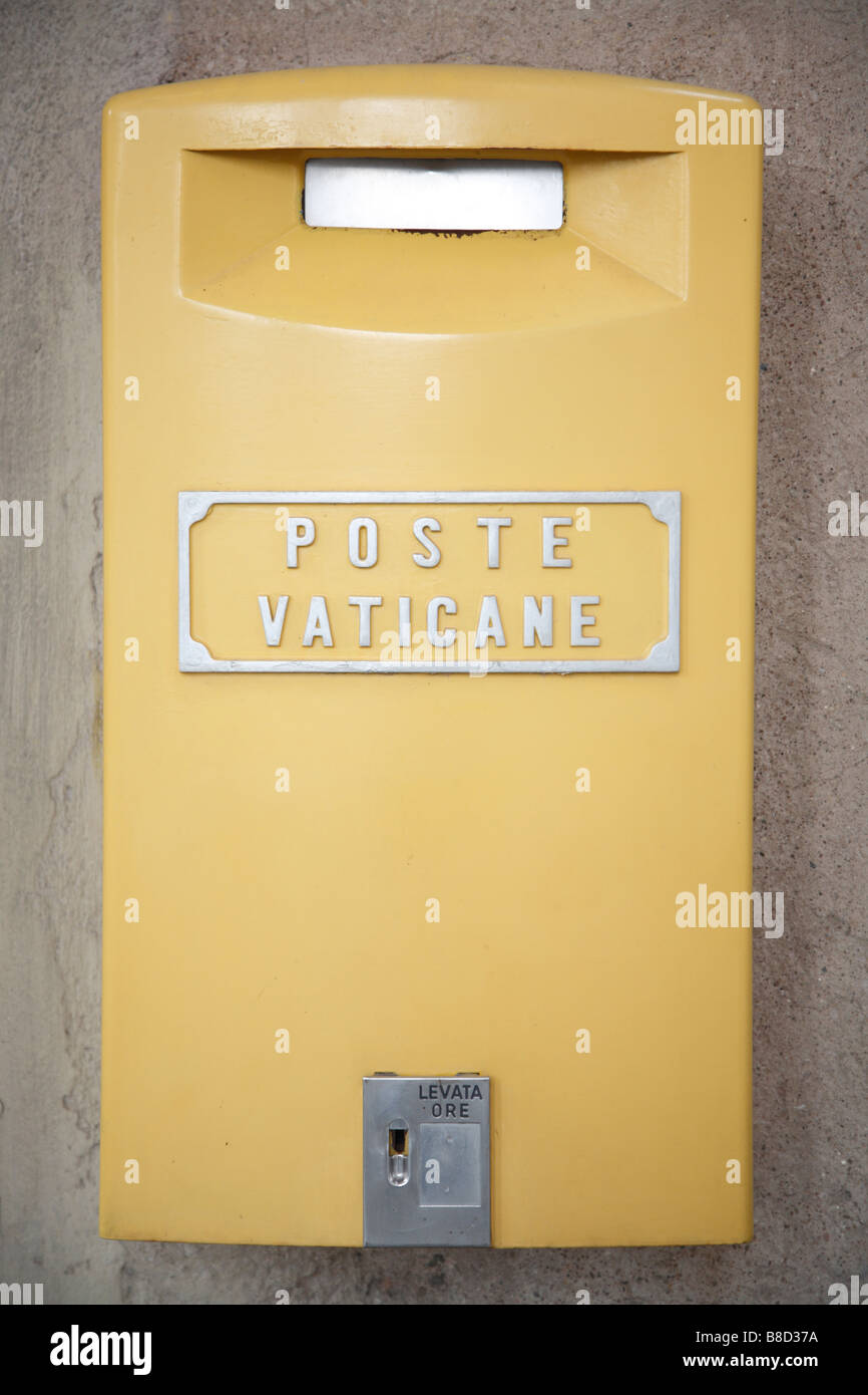 Mailbox, Vatican, Rome, Italy Stock Photo - Alamy