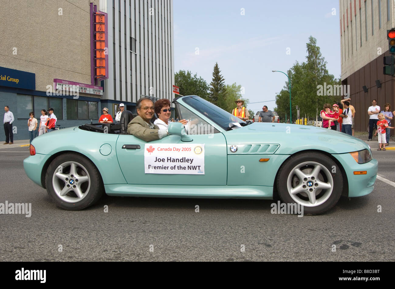 Premier NWT Joe Handley, Canada Day Parade Stock Photo - Alamy