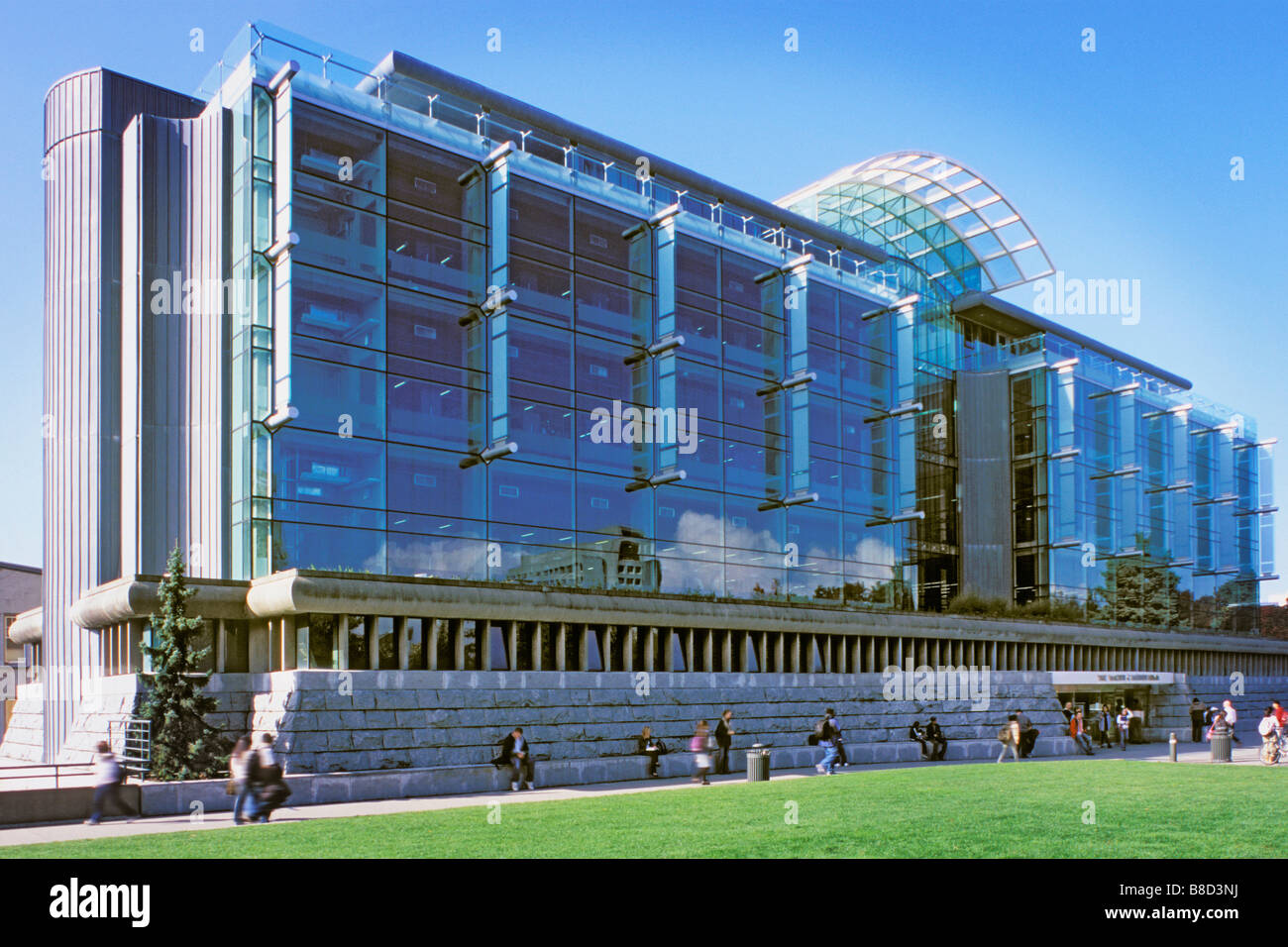 The Walter C Koerner Library, UBC, Vancouver, BC Stock Photo - Alamy