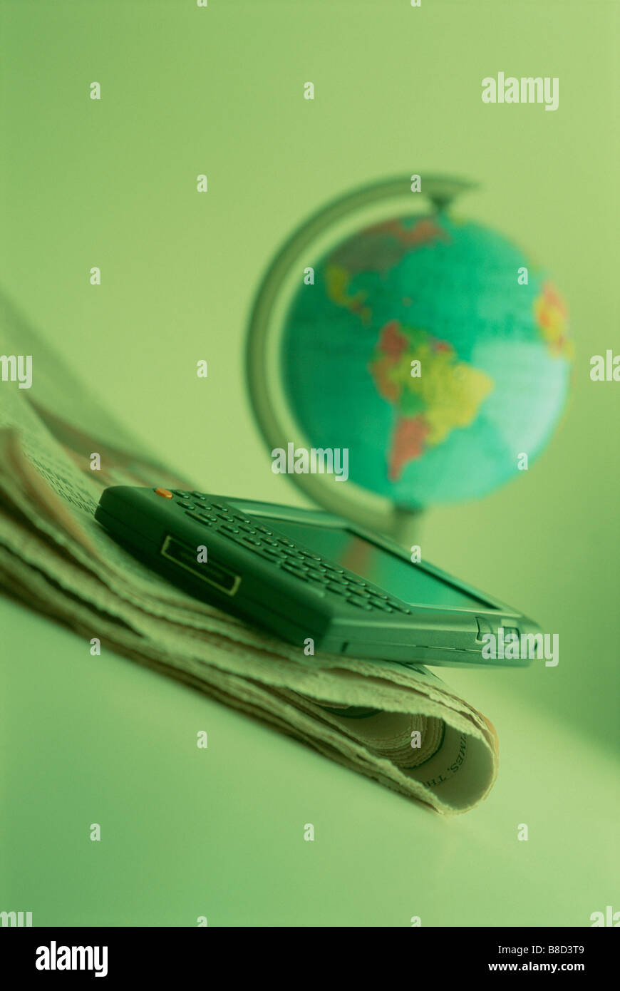 Globe newspaper hi-res stock photography and images - Alamy