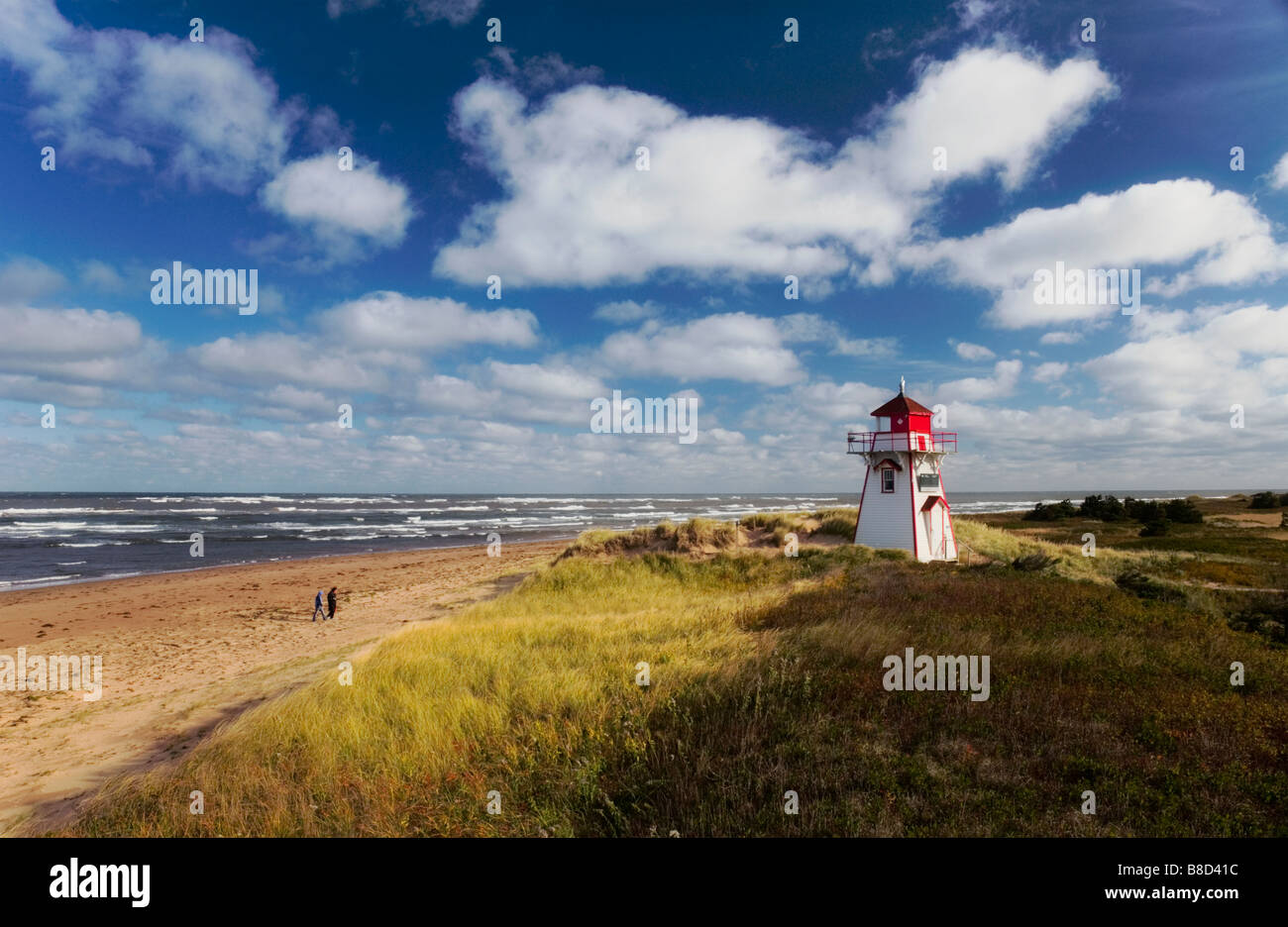 Covehead Lighthouse, Prince Edward Island National Park, PEI Stock ...