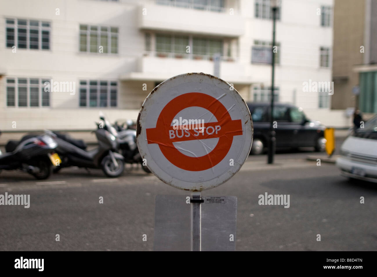 Bus Stop sign In London Stock Photo - Alamy