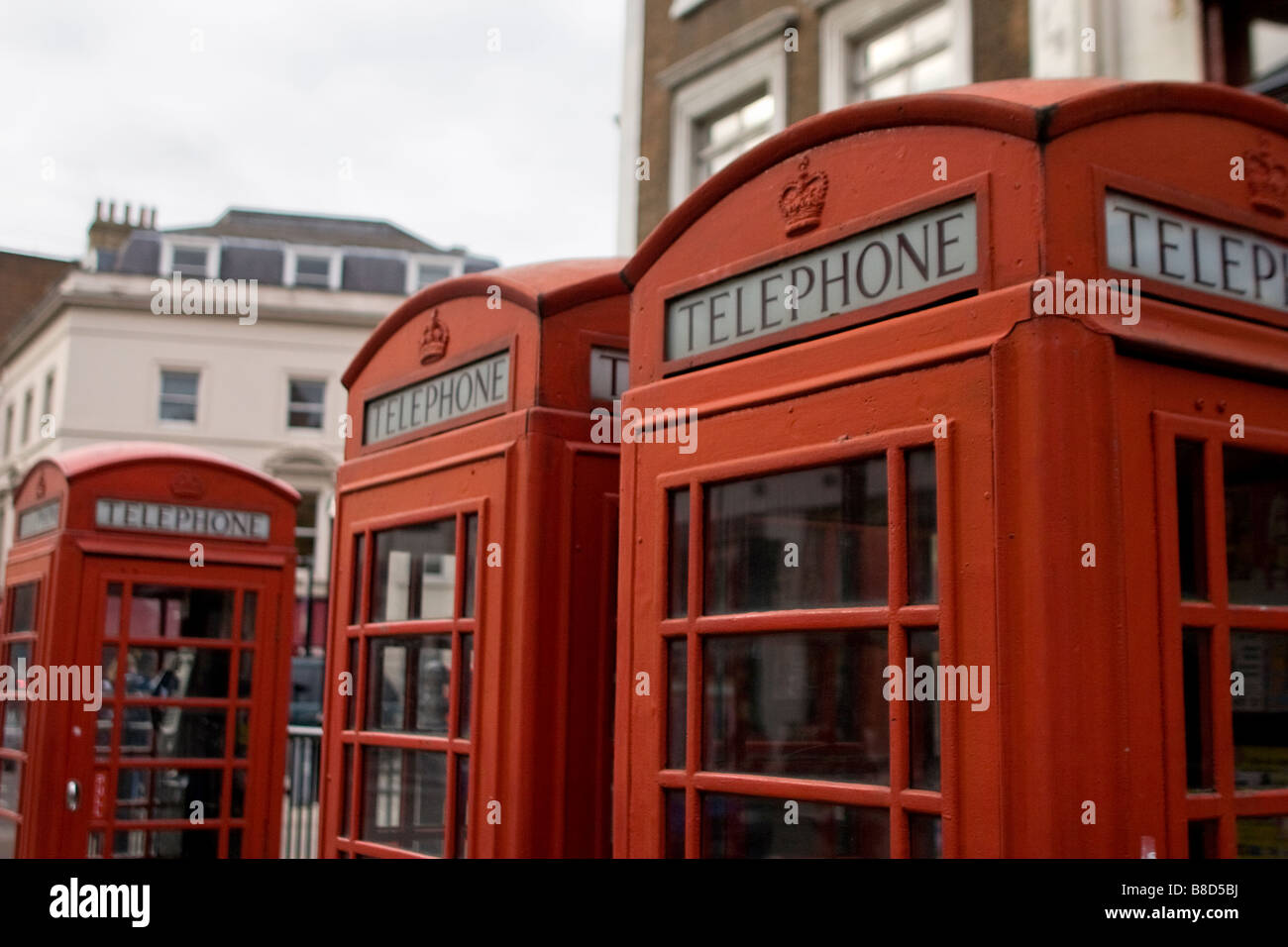 Red Telephone Box in London Stock Photo - Alamy