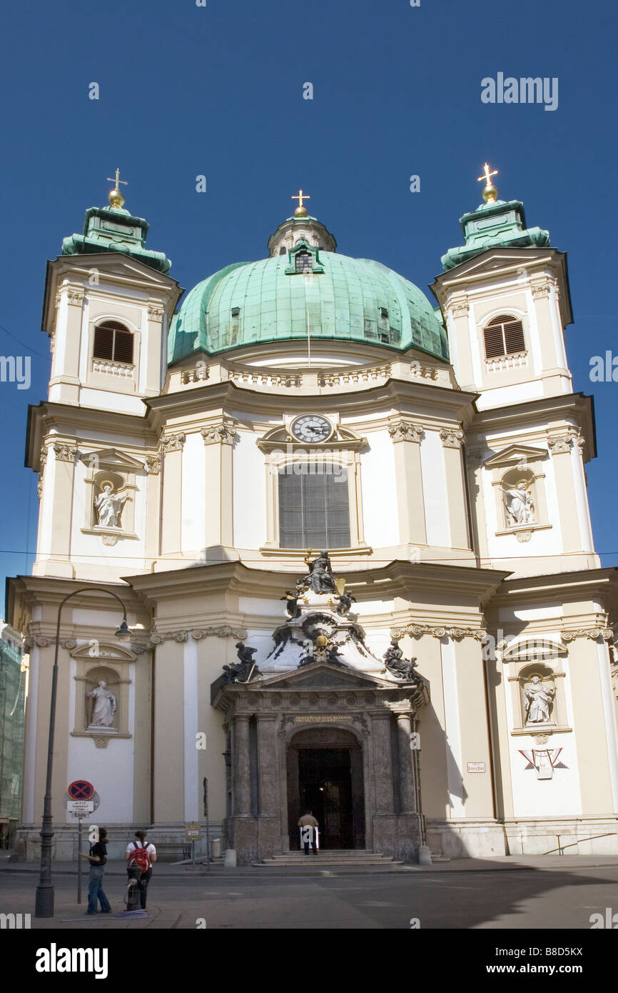 Peterskirche, Vienna, Austria Stock Photo - Alamy