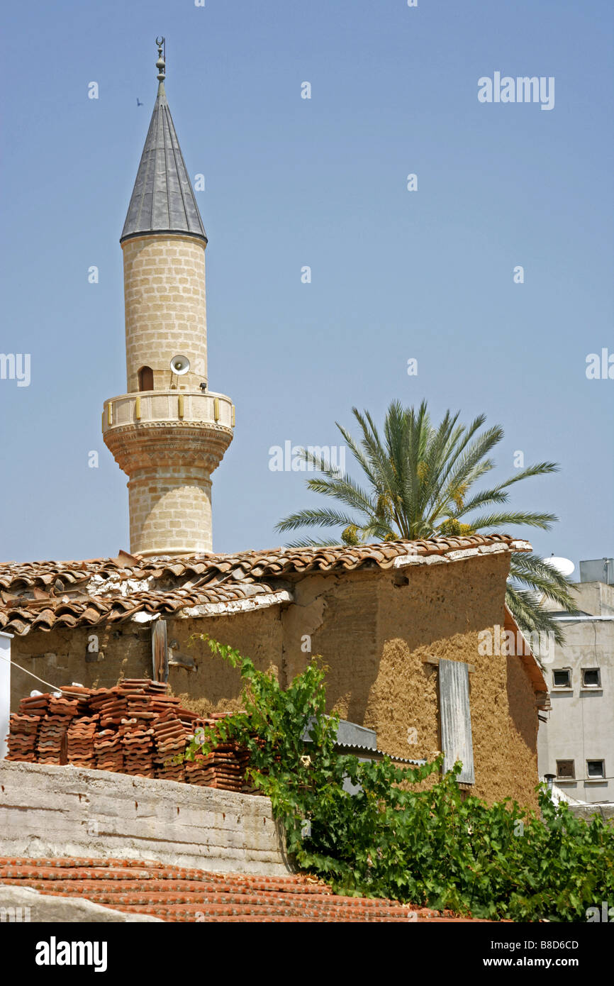 Minaret in Nicosia Turkish Republic of Northern Cyprus Stock Photo - Alamy