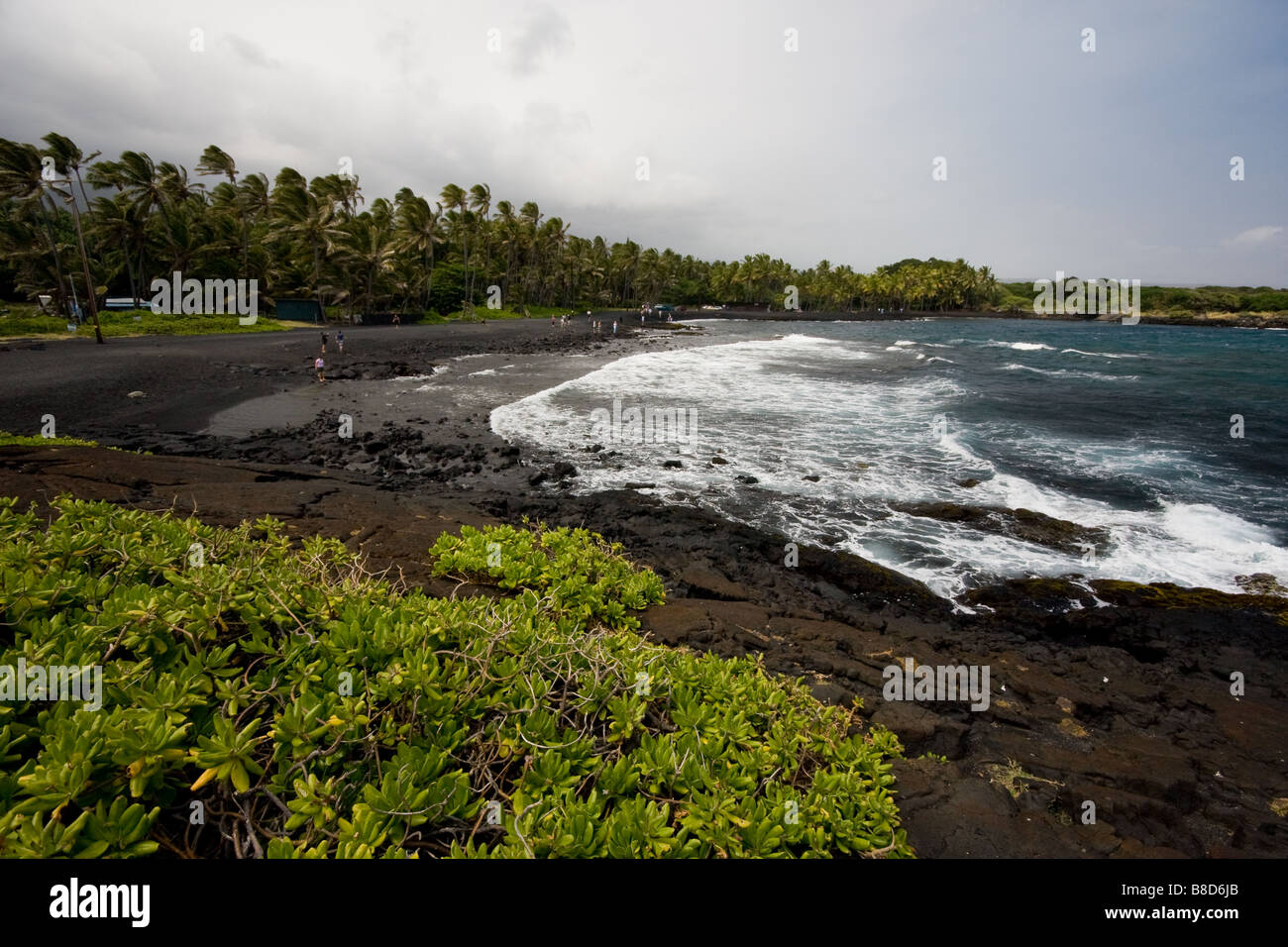 Punaluu beach hi-res stock photography and images - Alamy