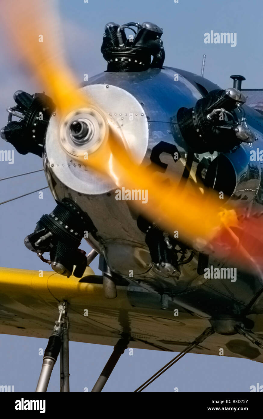 Vintage Ryan ST - WWII Trainer Airplane Stock Photo - Alamy