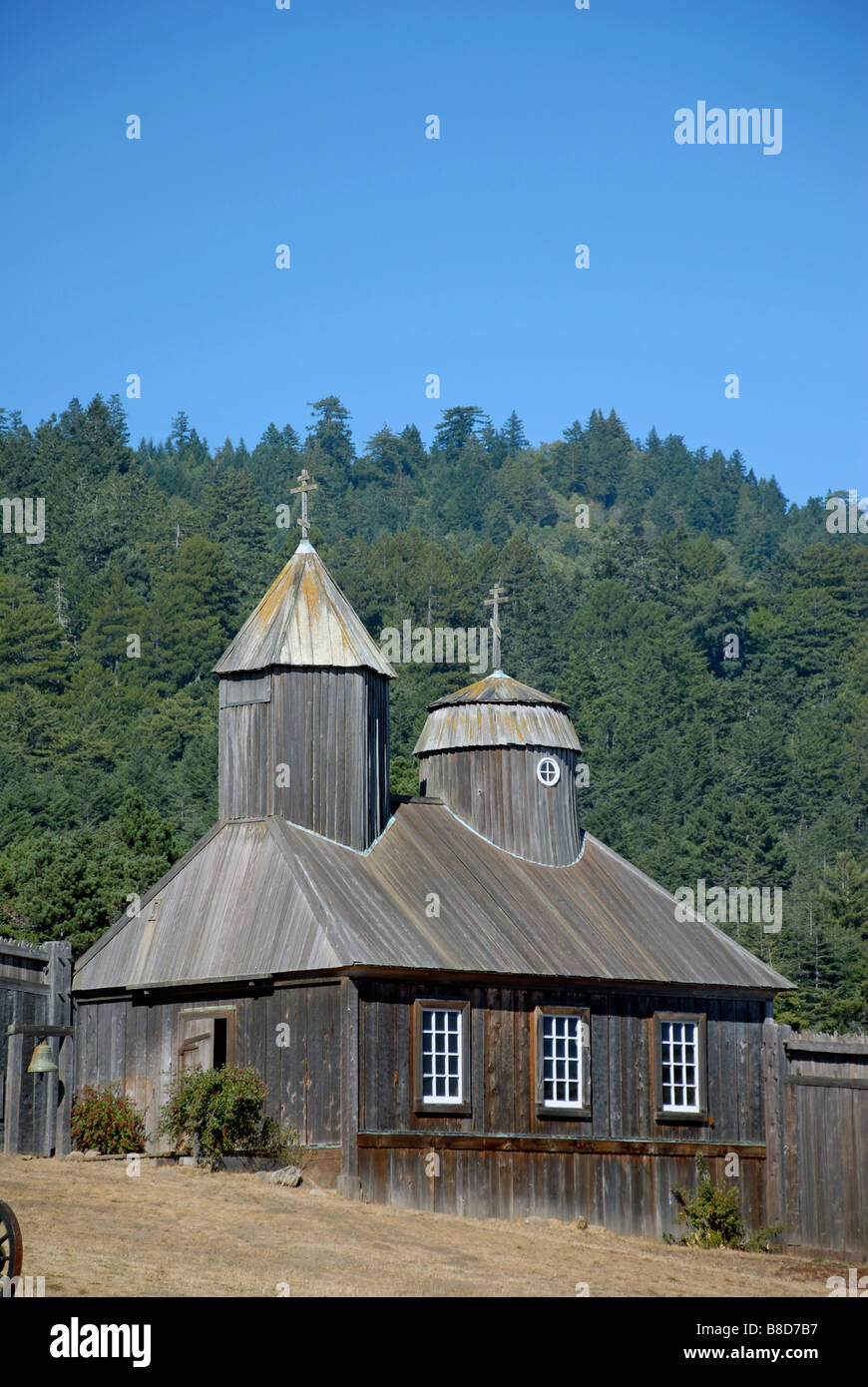 Historic Holy Trinity St. Nicholas Chapel in Fort Ross, Sonoma County ...