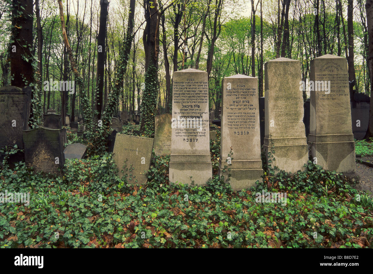 Jewish cemetery at Schoenhauser Allee in Prenzlauer Berg district in ...