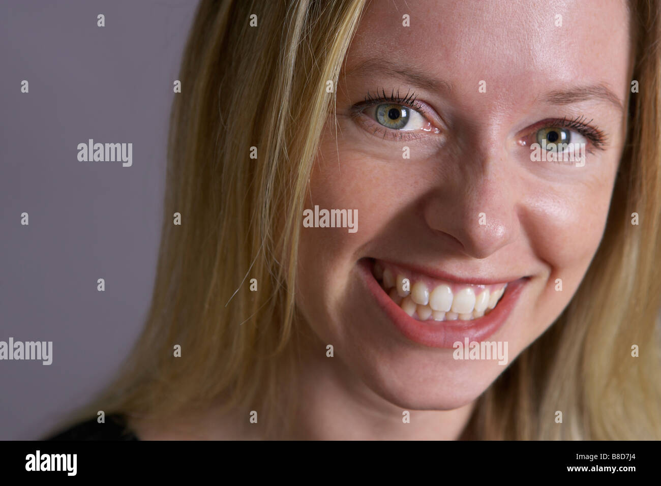 Portrait Woman Studio Stock Photo - Alamy