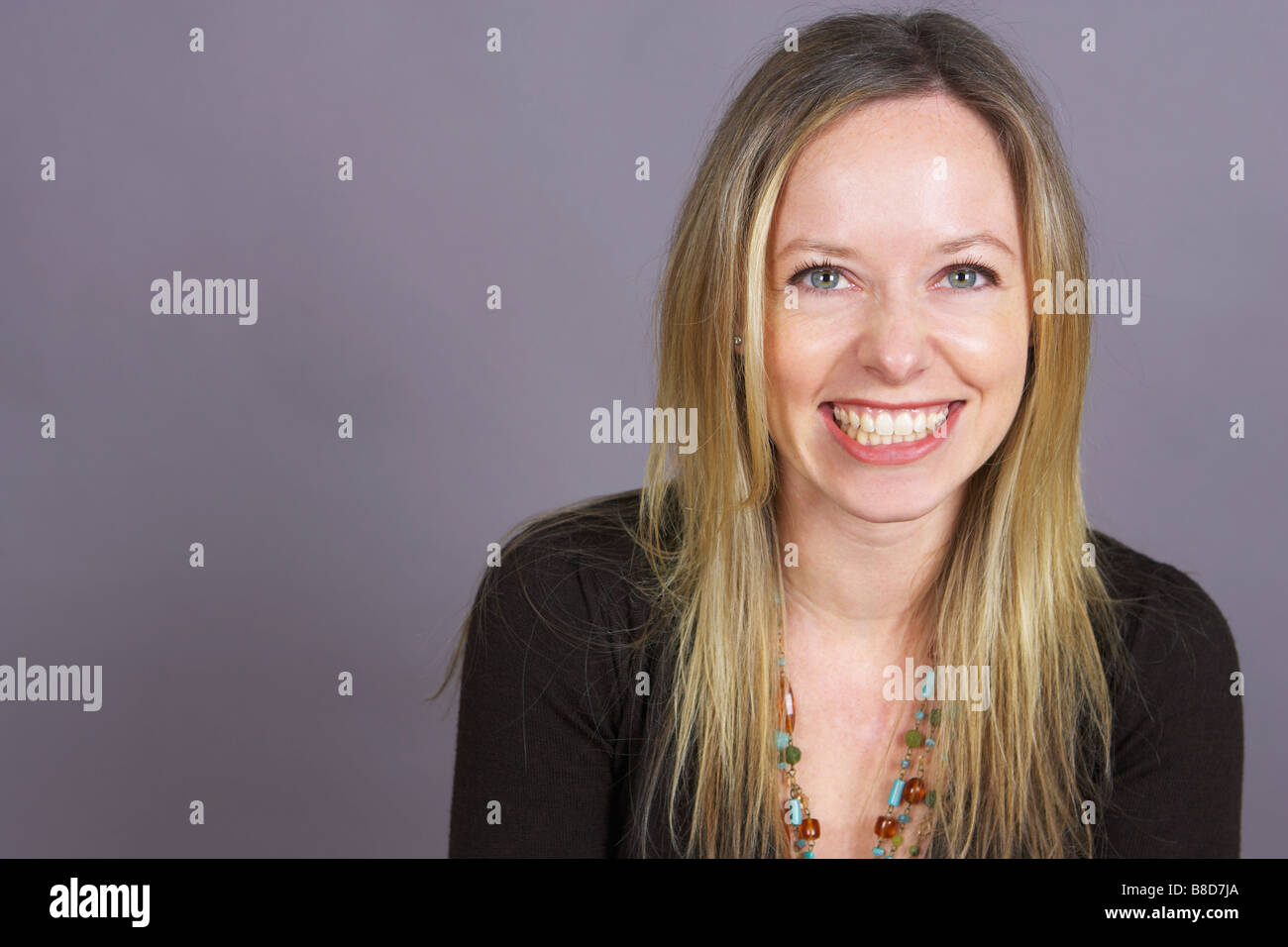 Portrait Woman Studio Stock Photo - Alamy