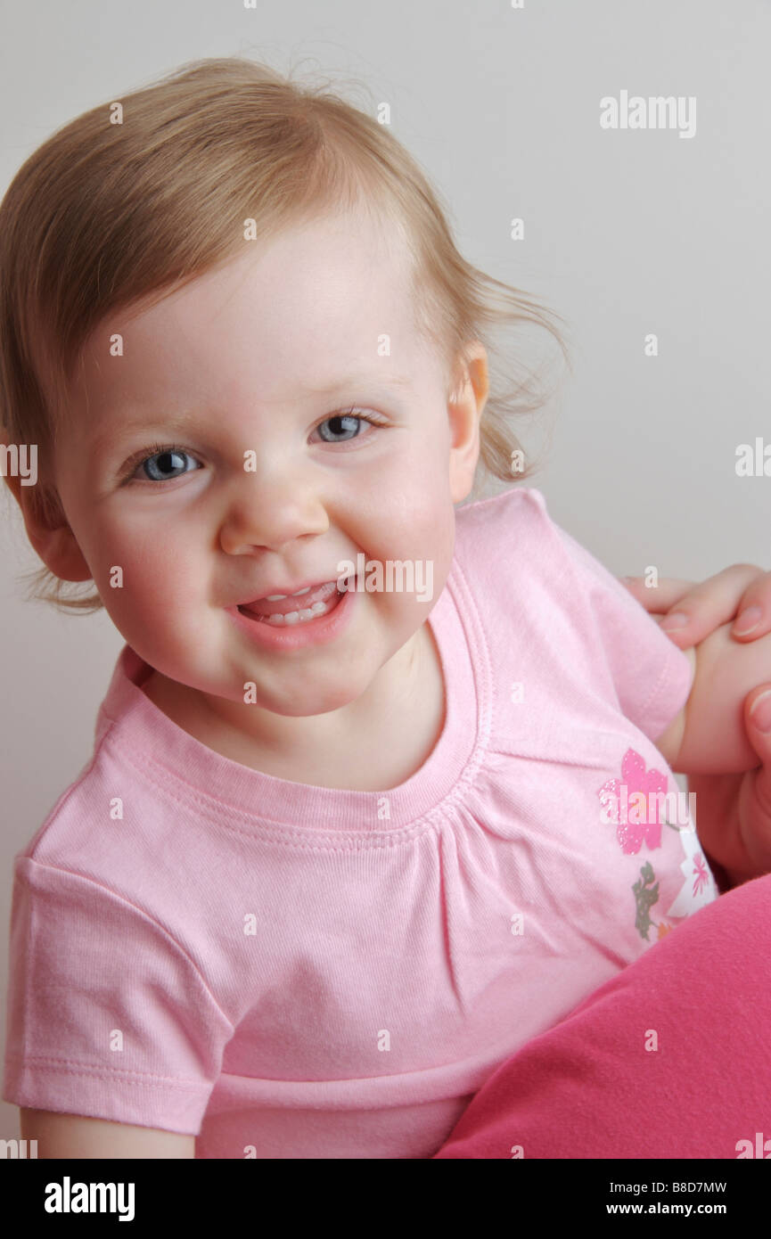 Year Old Baby Girl Stock Photo - Alamy