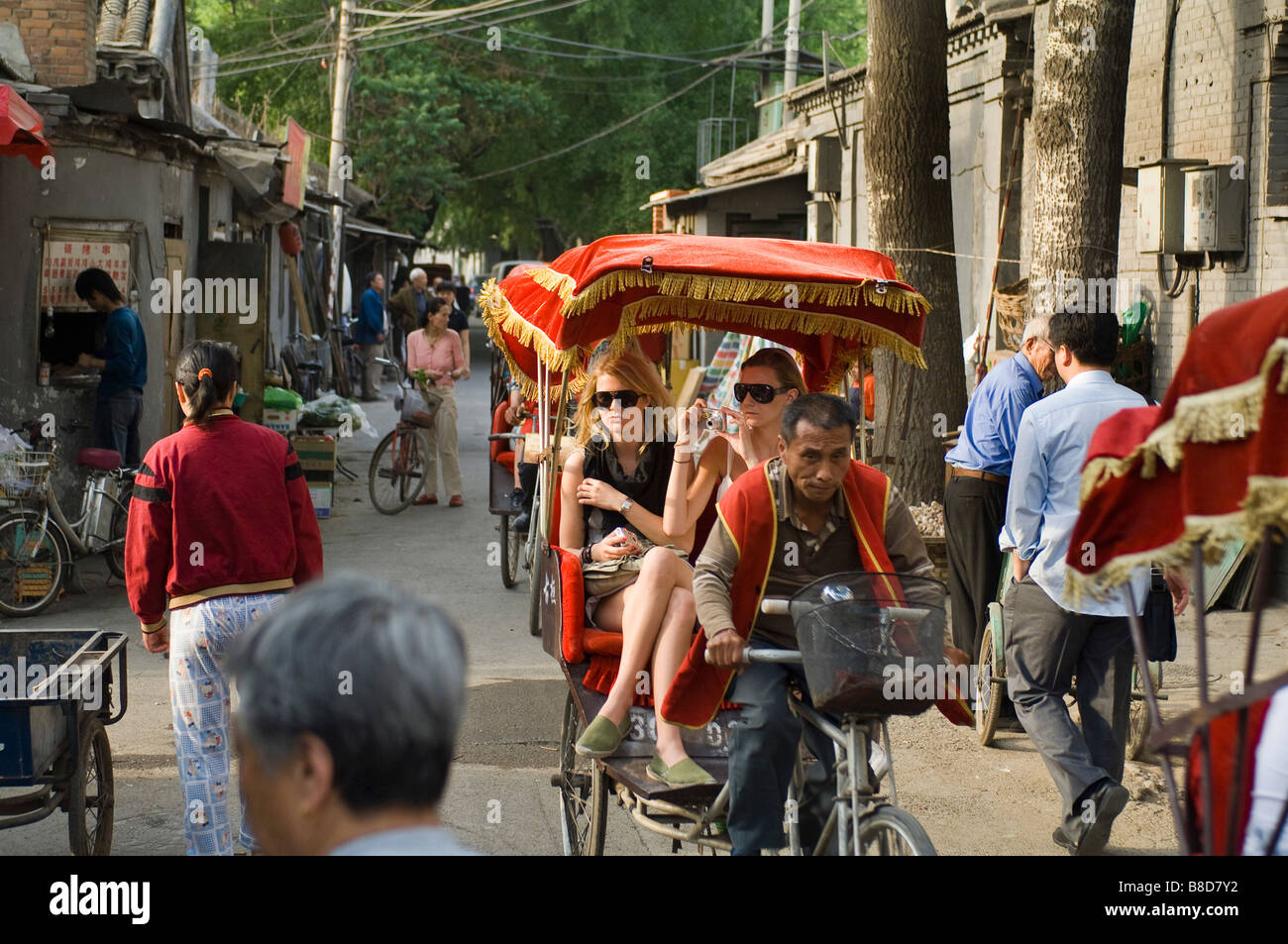 Beijing hutong drum tower hi-res stock photography and images - Alamy