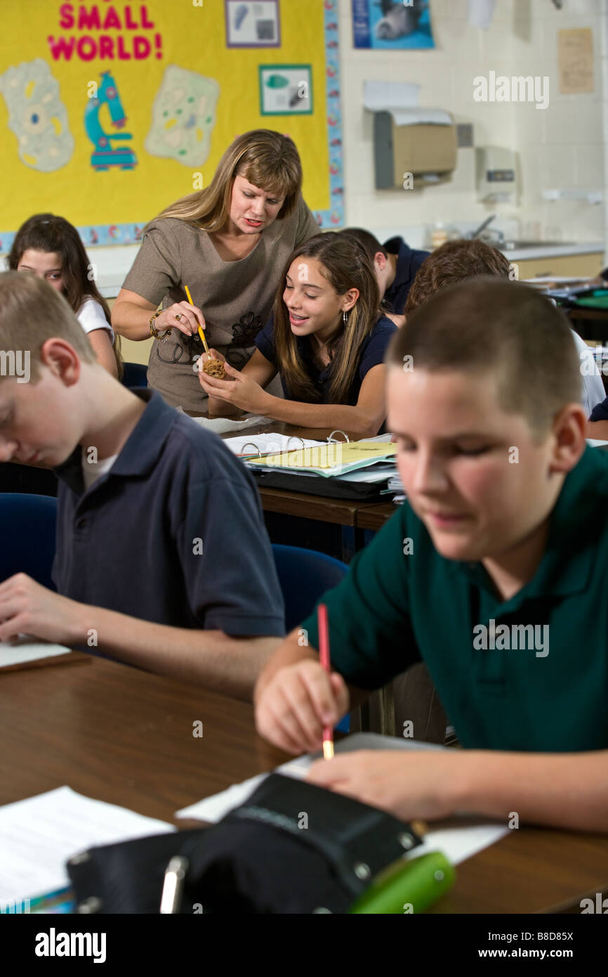 Middle School Science Classroom