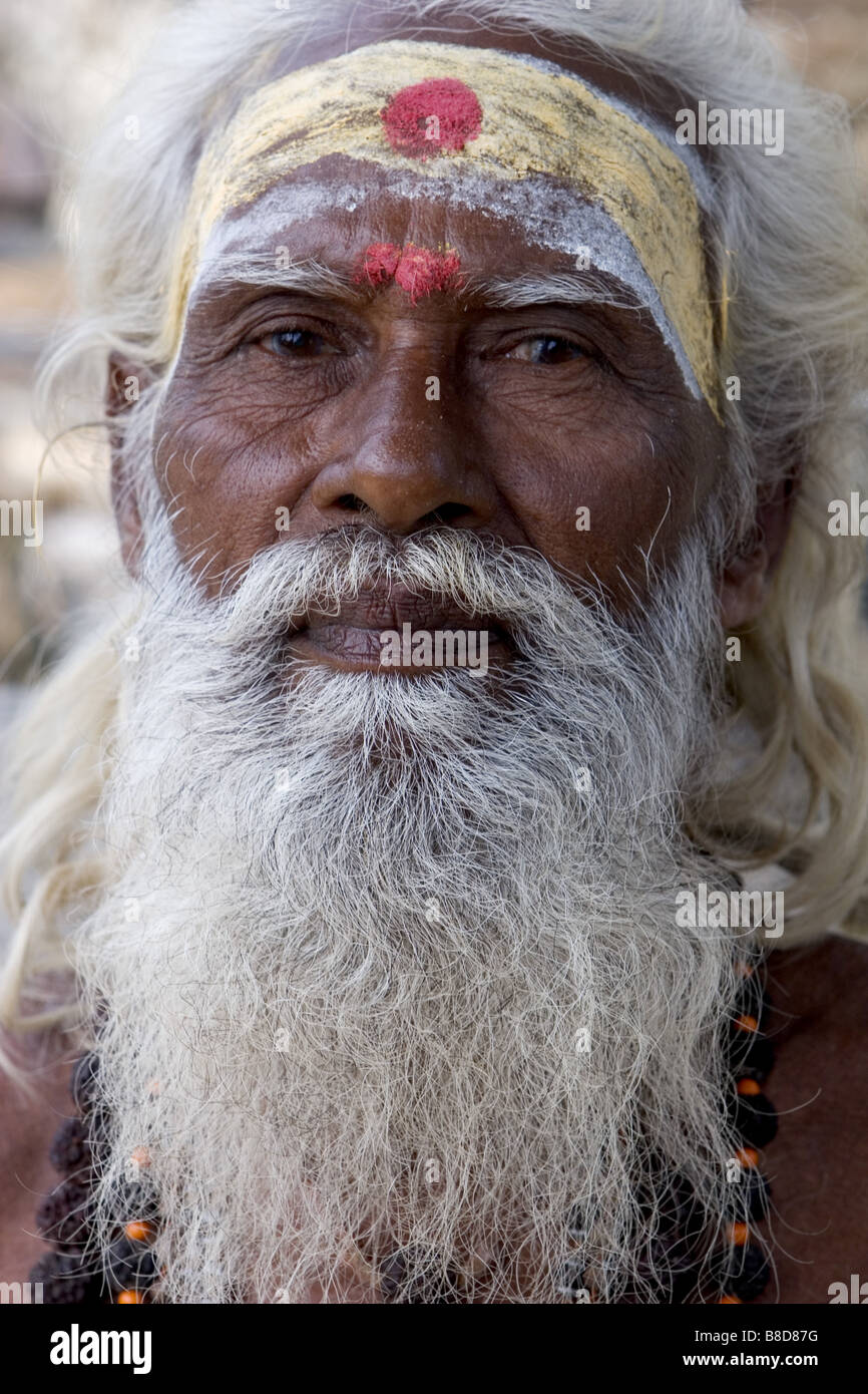 Man Traditional Paint, Erode, India Stock Photo - Alamy