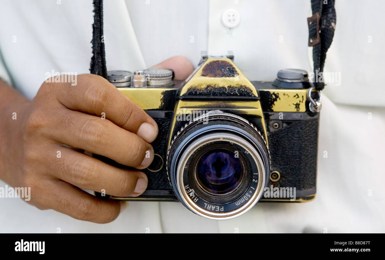 Local Photographer Camera, Yangon, Myanmar Stock Photo - Alamy
