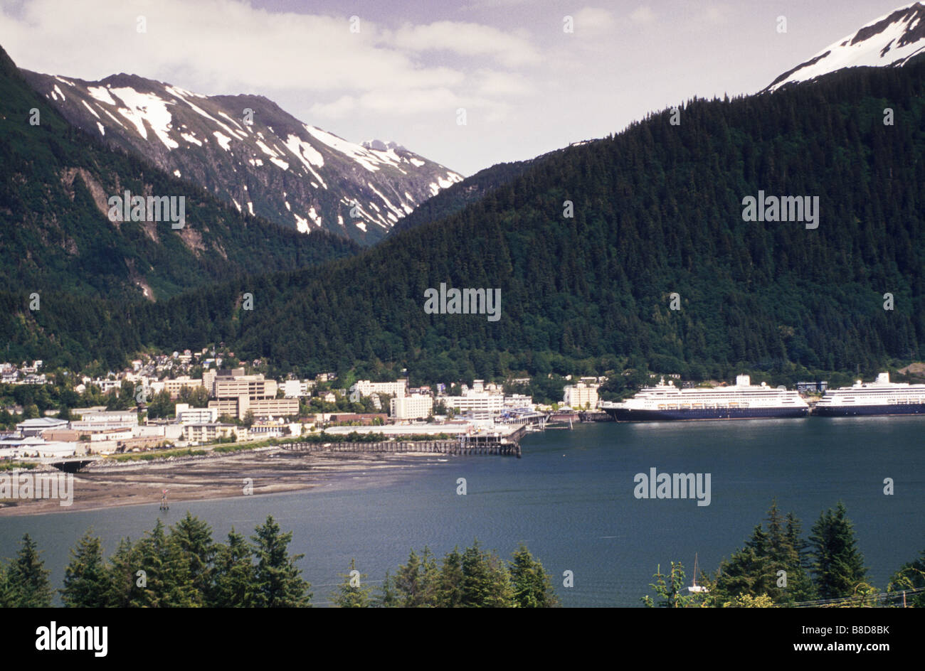 Cruise Ship Port, Juneau, Alaska Stock Photo - Alamy