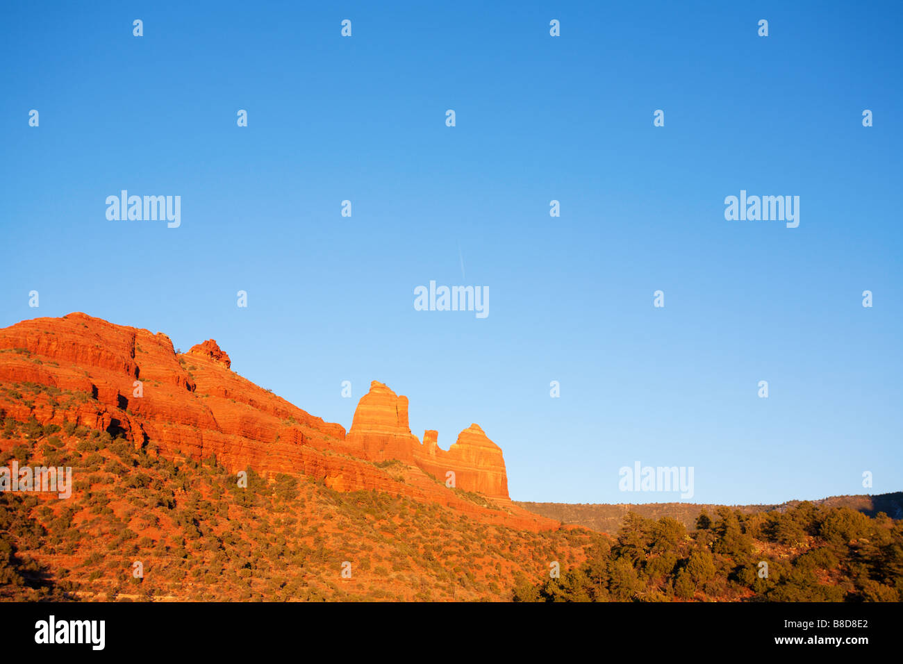 Red desert sunset hi-res stock photography and images - Alamy