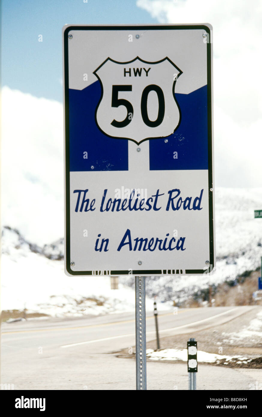Highway 50 Sign, Nevada Stock Photo - Alamy