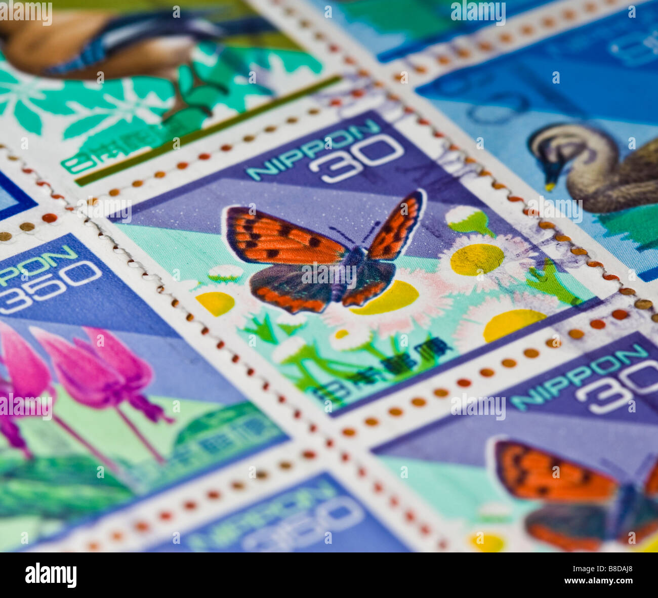 Japanese postage stamp hi-res stock photography and images - Alamy