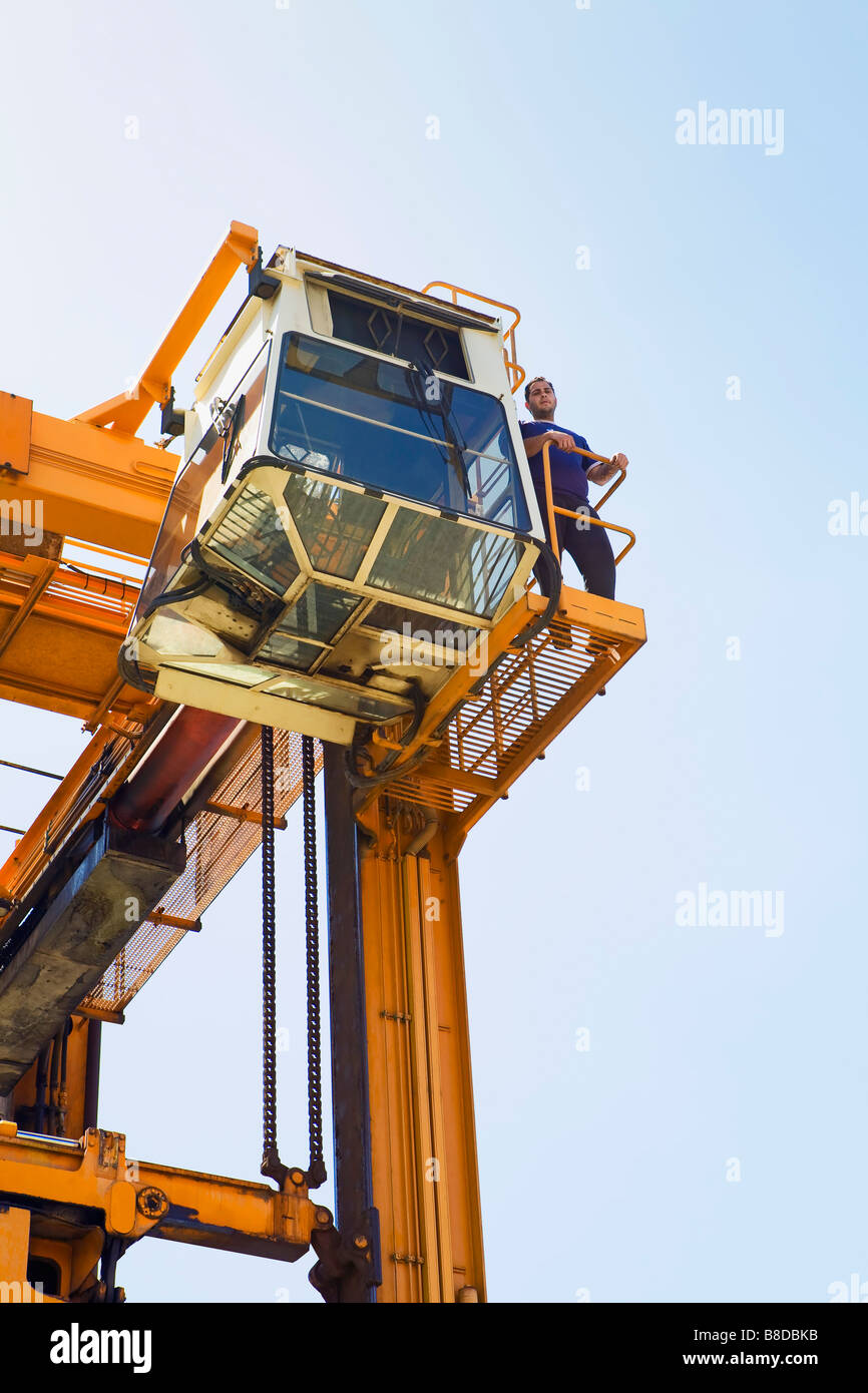 Gantry crane operator hi-res stock photography and images - Alamy