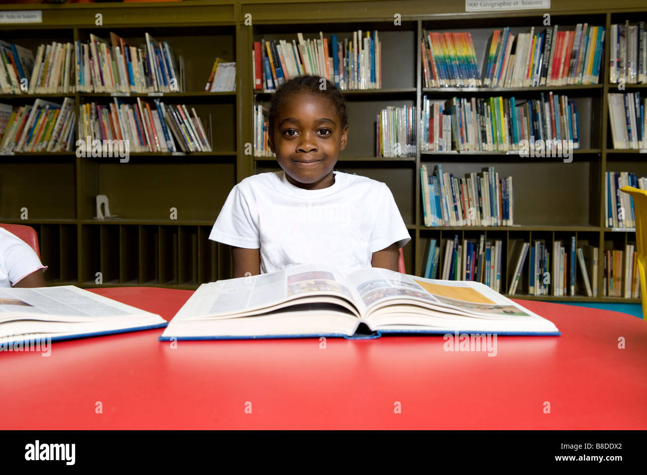 Student School Library Stock Photo - Alamy