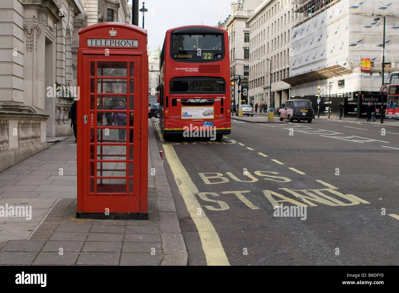 Red Telephone Box in London Stock Photo - Alamy