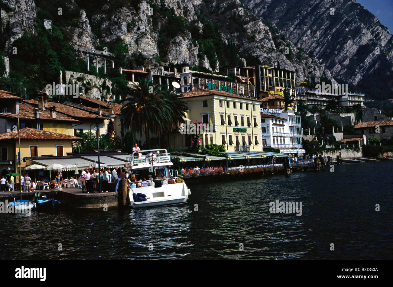 Lake Garda Limone Gardasee Limone Stock Photo - Alamy