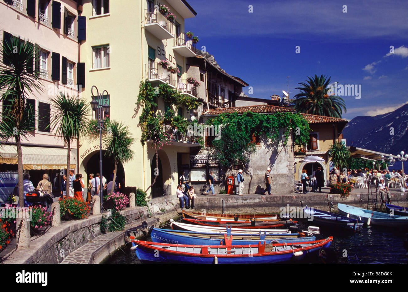 Lake Garda Limone Gardasee Limone Stock Photo - Alamy