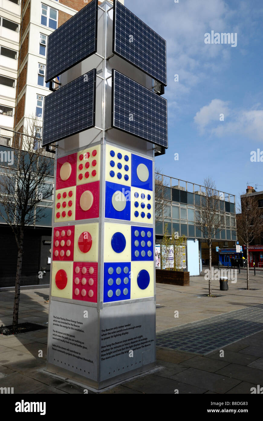 The Beacon installation Shoreditch Hackney London The installation is ...