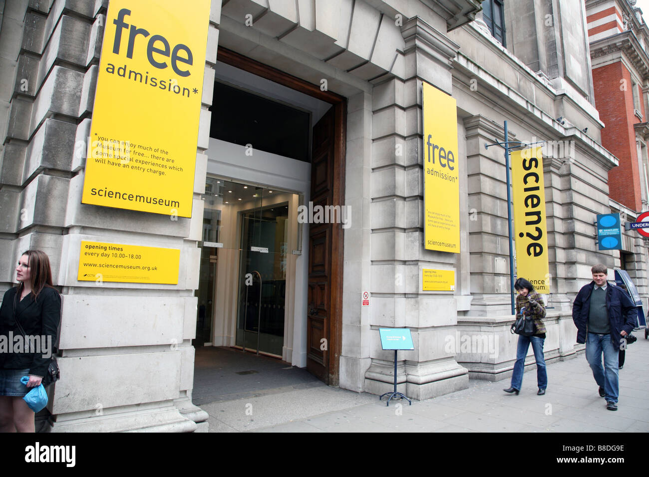 Science Museum Entrance Exhibition Road High Resolution Stock ...