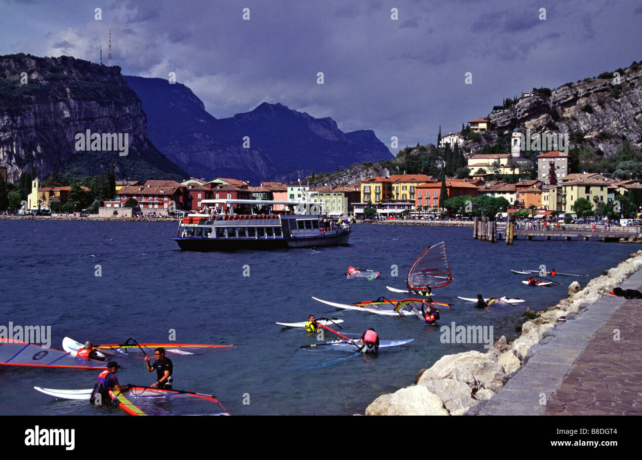 Torbole italy windsurf hi-res stock photography and images - Alamy
