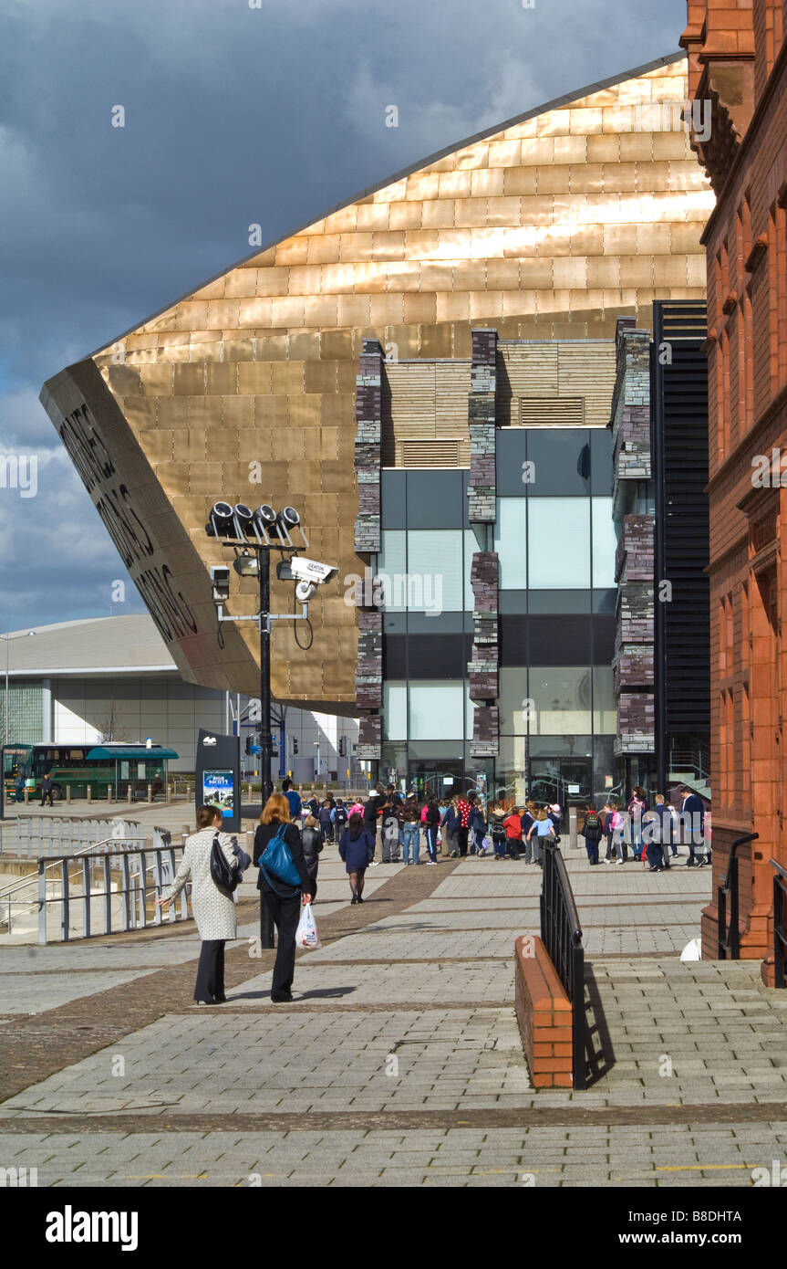 At the wales millennium centre in cardiff hi-res stock photography and ...