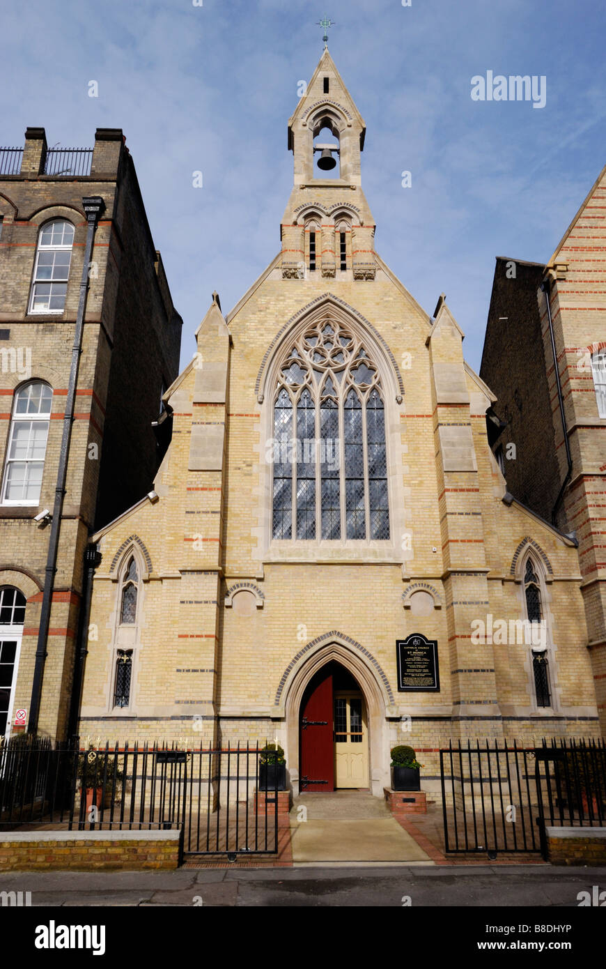Catholic Church of St Monica in Hoxton Square Shoreditch London Stock ...