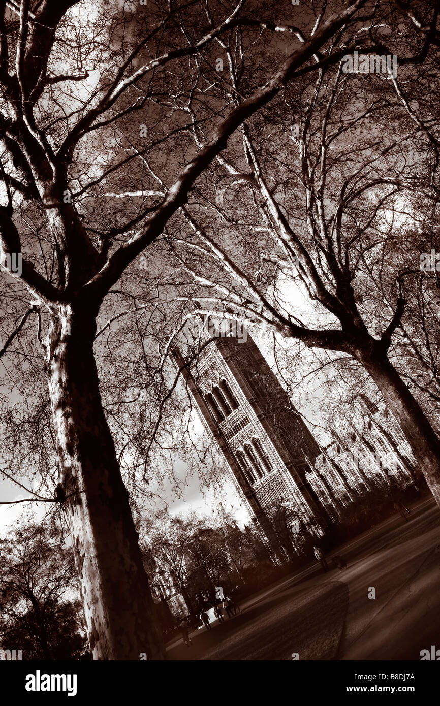 Victoria tower and victoria tower gardens westminster hi-res stock ...