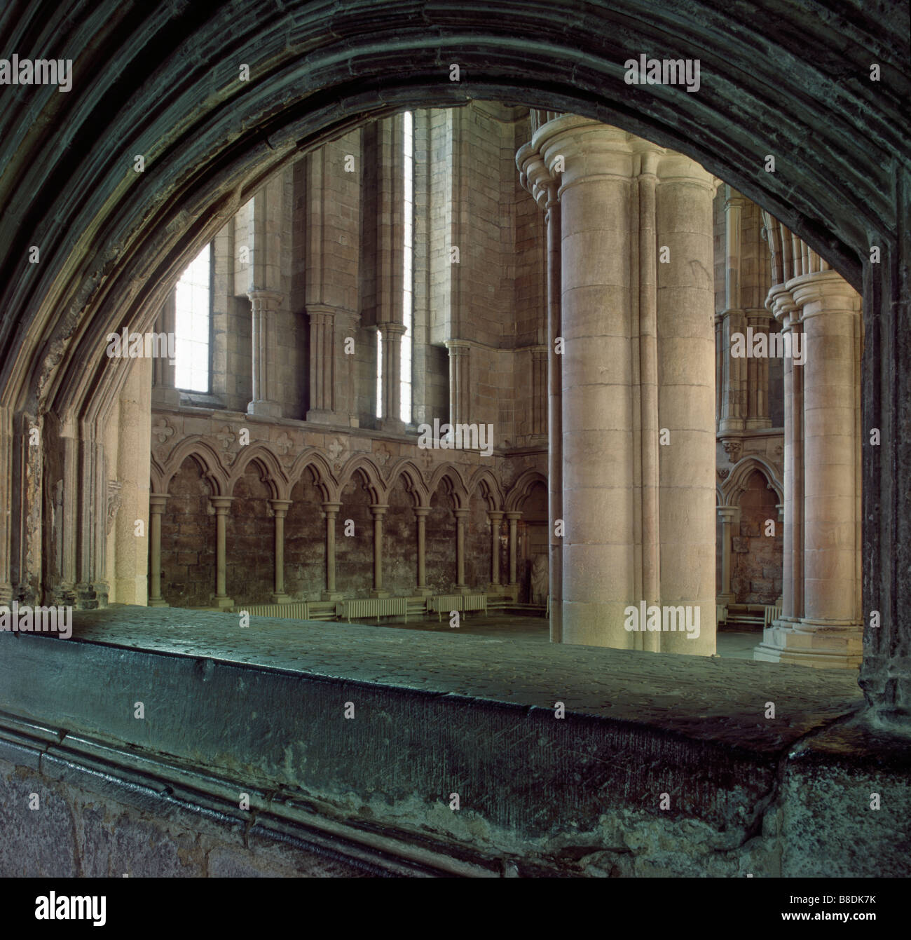 Hexham Abbey altar tomb In Chancel Stock Photo - Alamy