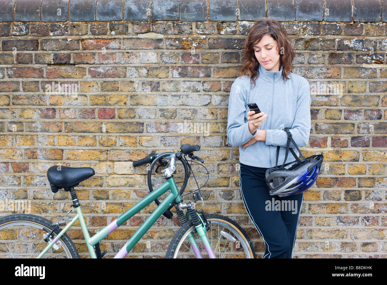 Female Commuter Bike England High Resolution Stock Photography and ...