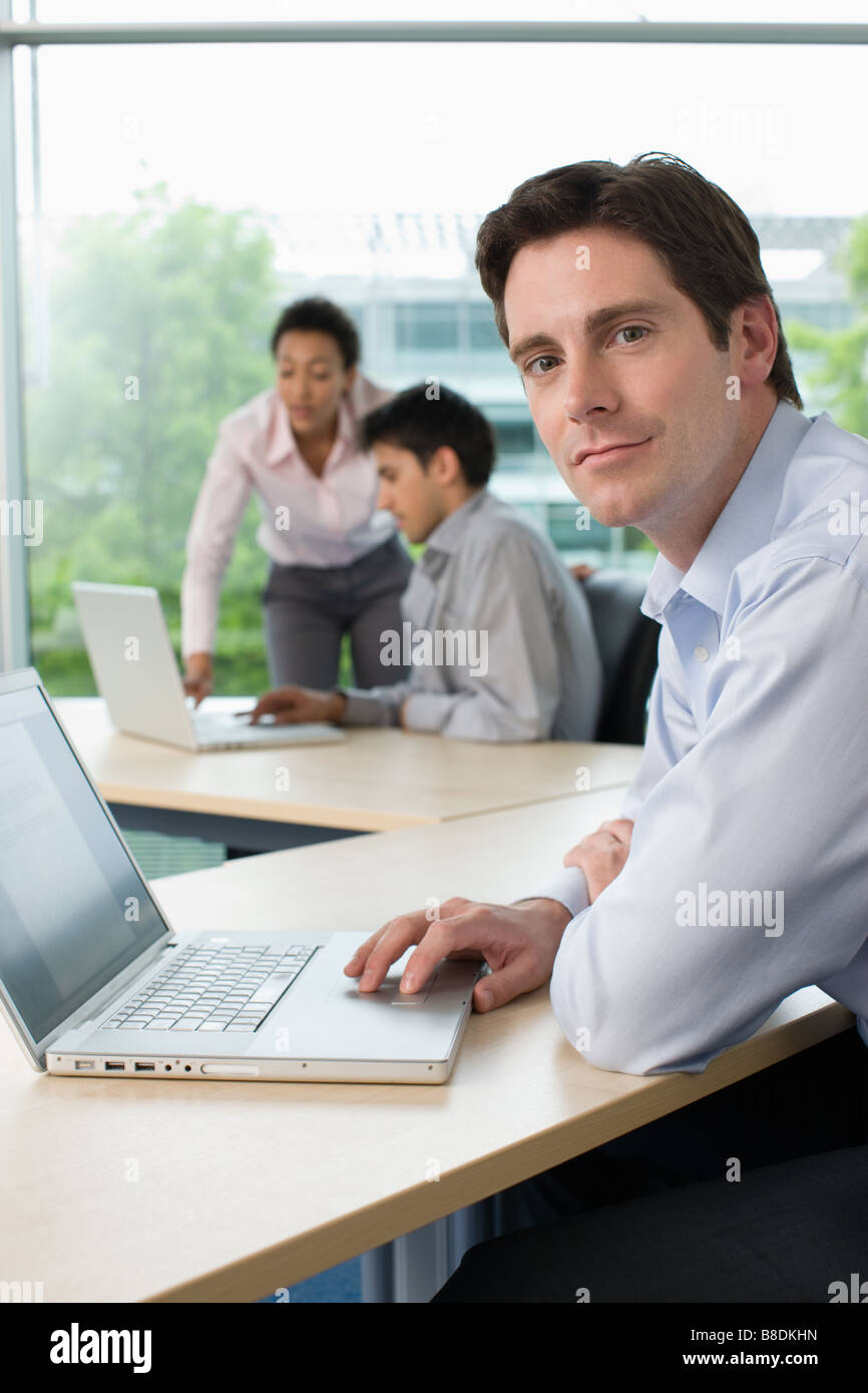 Man in office Stock Photo - Alamy