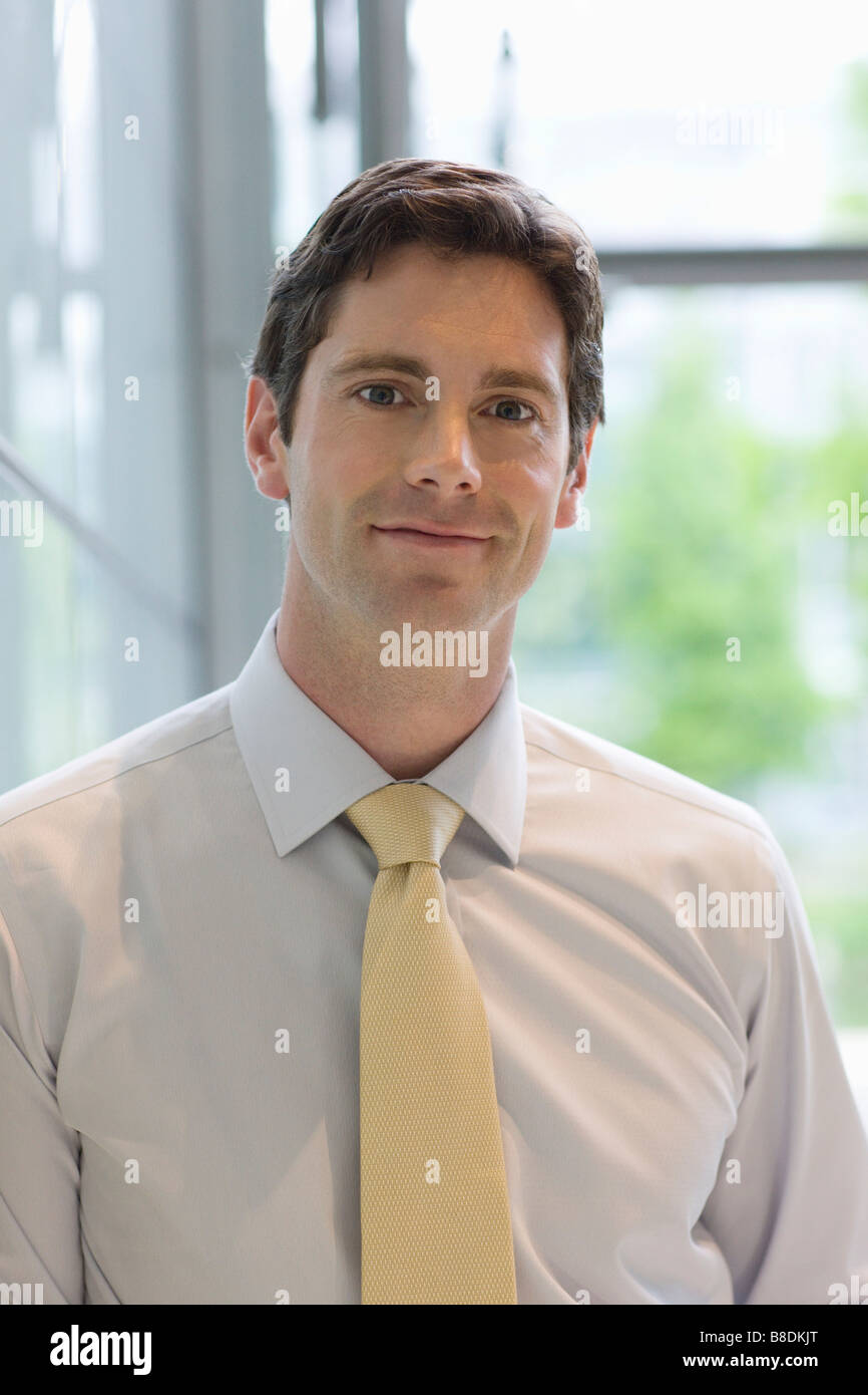 Portrait of a male office worker Stock Photo - Alamy