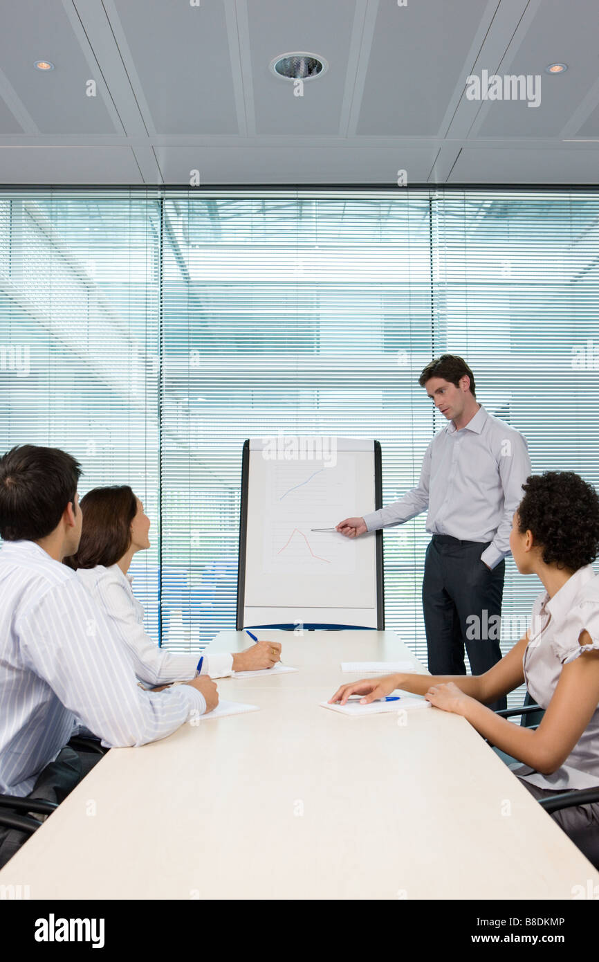 Man giving presentation Stock Photo - Alamy