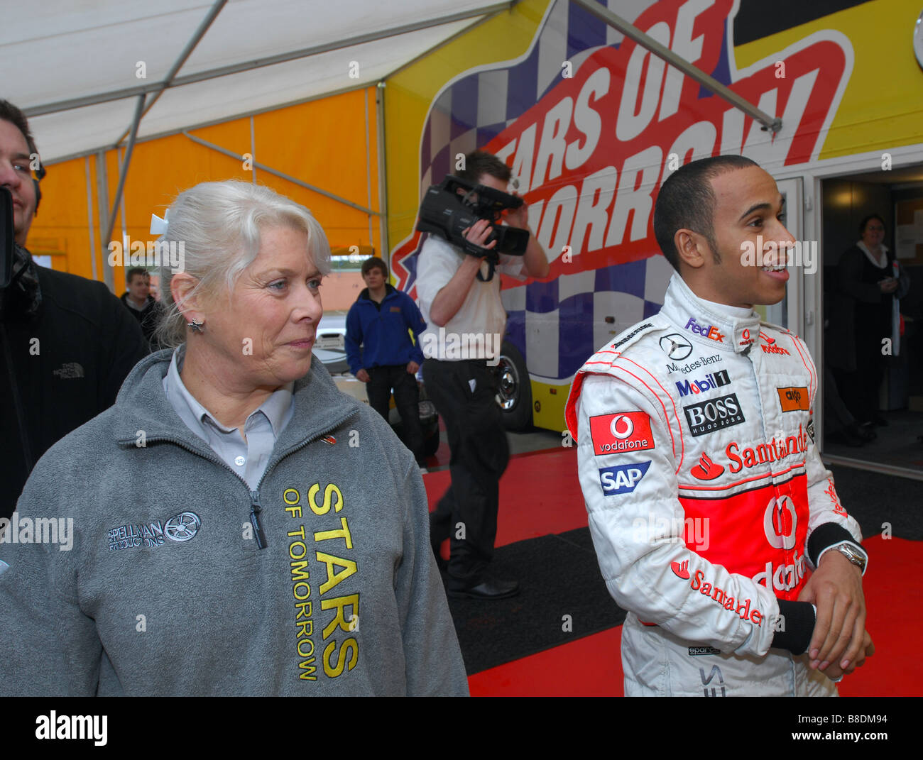 Lewis Hamilton going back to his karting roots Stock Photo - Alamy