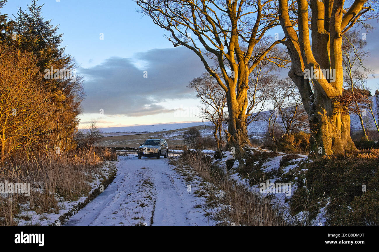 Scottish borders.Scotland. Winter Stock Photo - Alamy