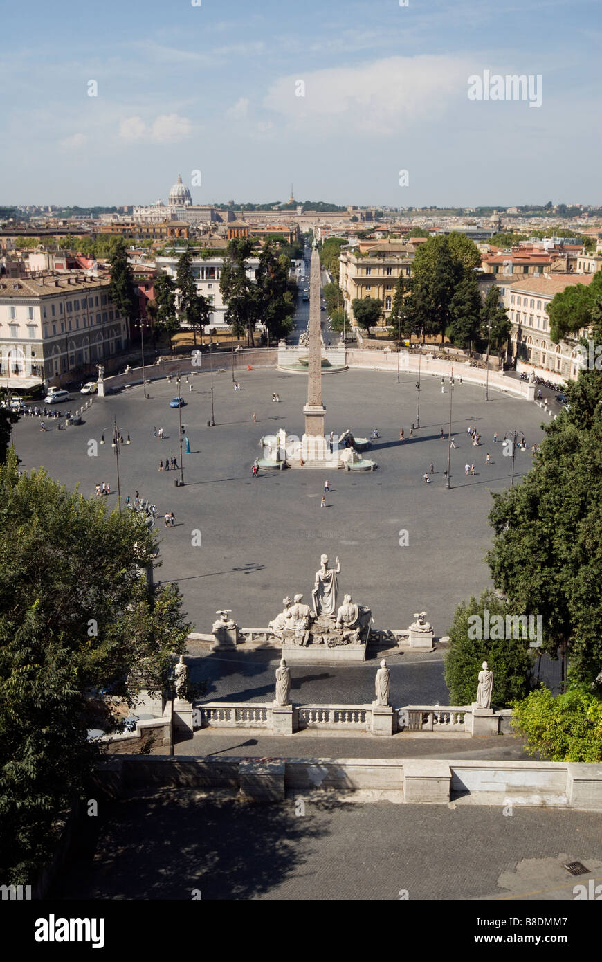 Aerial rome popolo High Resolution Stock Photography and Images - Alamy