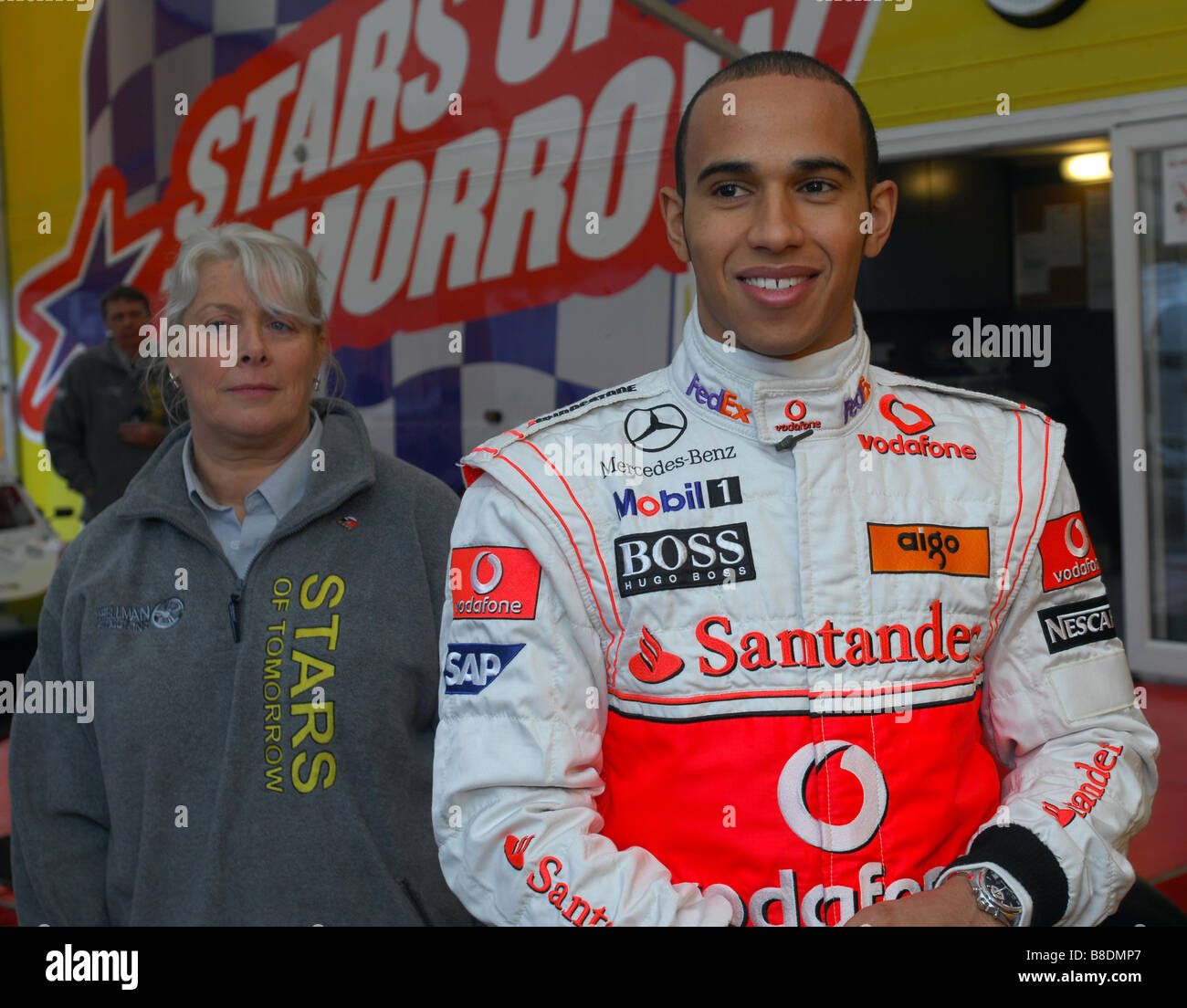 Lewis Hamilton going back to his karting roots Stock Photo - Alamy