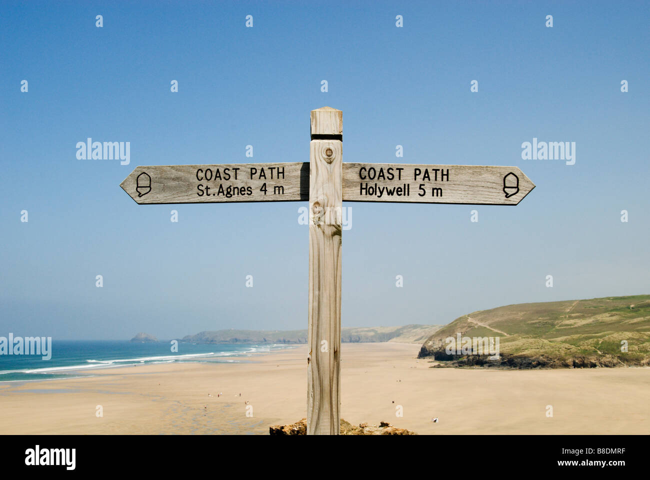 Cornwall signpost coast High Resolution Stock Photography and Images ...