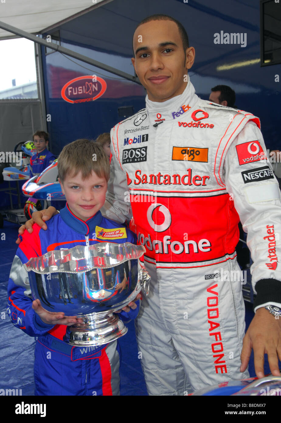 Lewis hamilton karting hi-res stock photography and images - Alamy